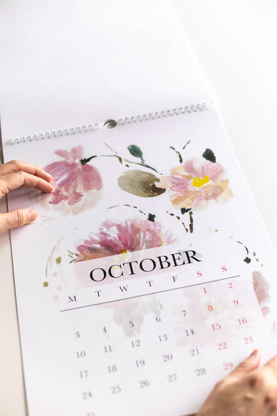 2022 Watercolor Floral Calendar – Flavia Bennard