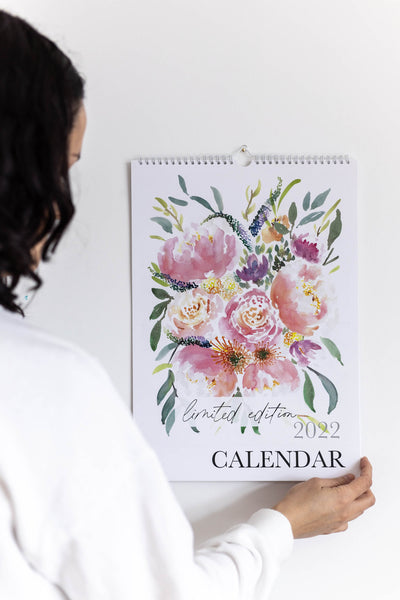 2022 Watercolor Floral Calendar – Flavia Bennard